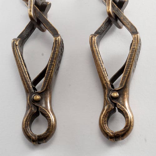 Pair of Very Old Vintage Bronze Plated Steel Key FOB Clasp for - Etsy