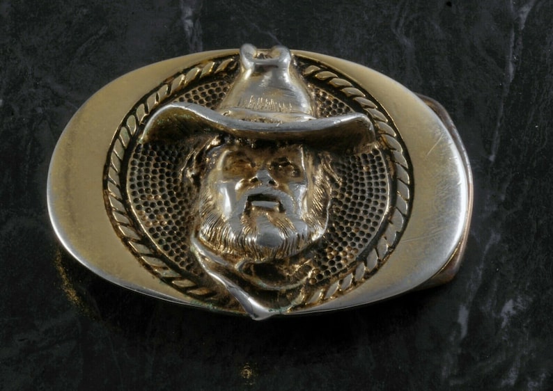 Vintage 1980 STUART KUSHER Legends COWBOY Belt Buckle Signed - Etsy