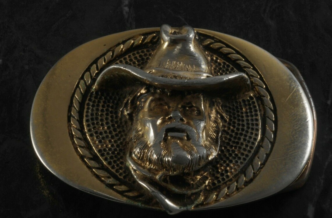Vintage 1980 STUART KUSHER Legends COWBOY Belt Buckle Signed - Etsy