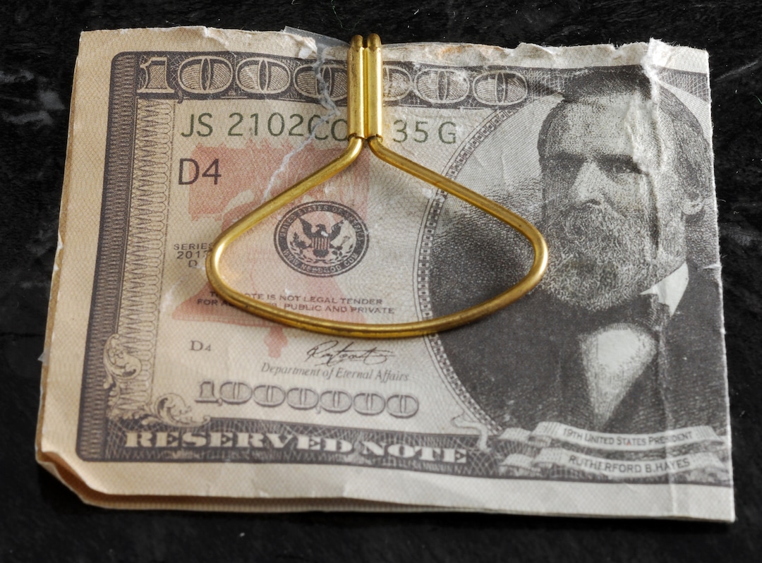 Vintage Collectible Antique Brass Wire Money Clip NOS 1940'S - Etsy