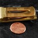 Vintage Collectible Antique Money Clip Solid Brass & Plastic Gem 1930's ...