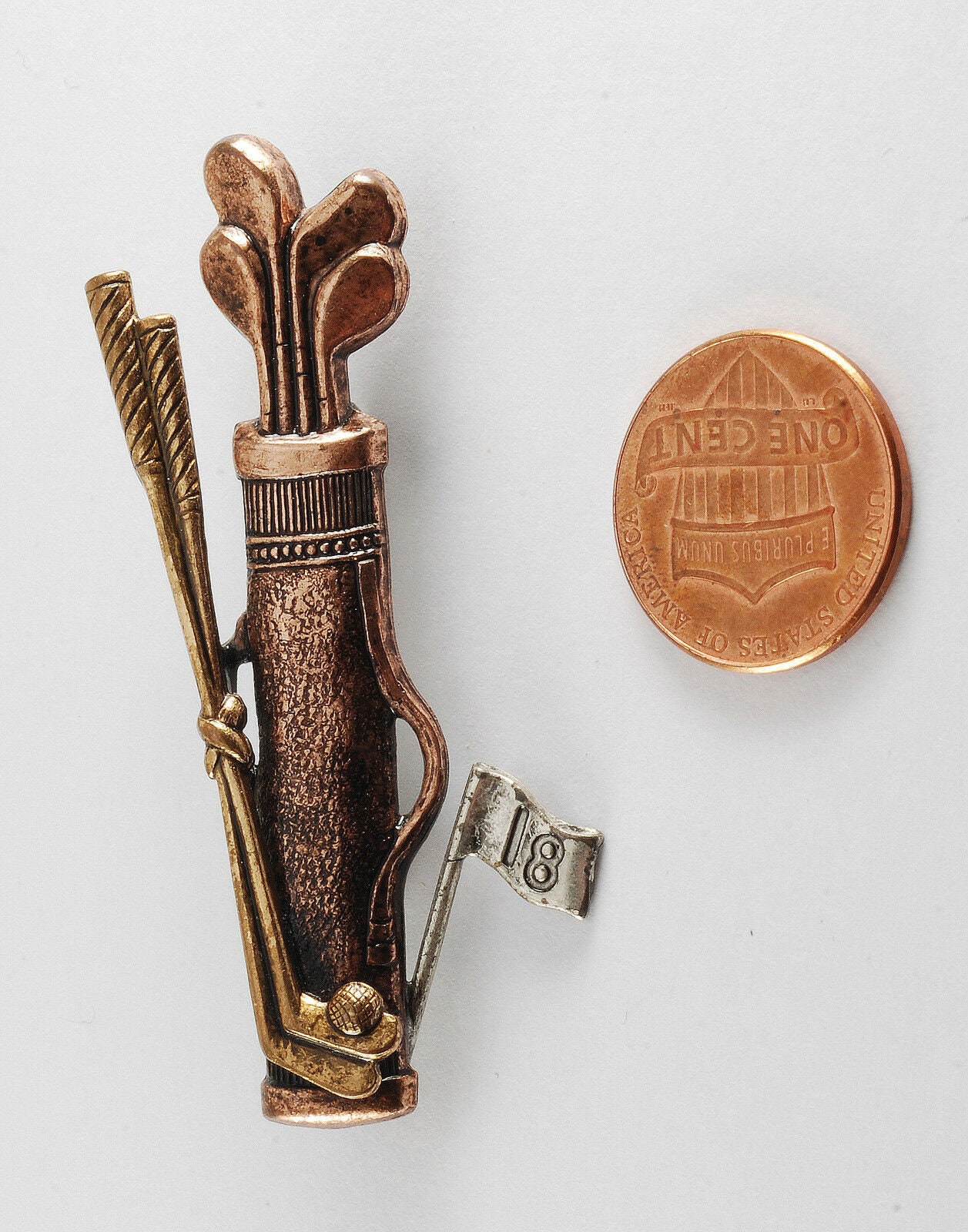 Pin Art Golf Clubs and Bag 18th Hole Made in USA Pin by - Etsy