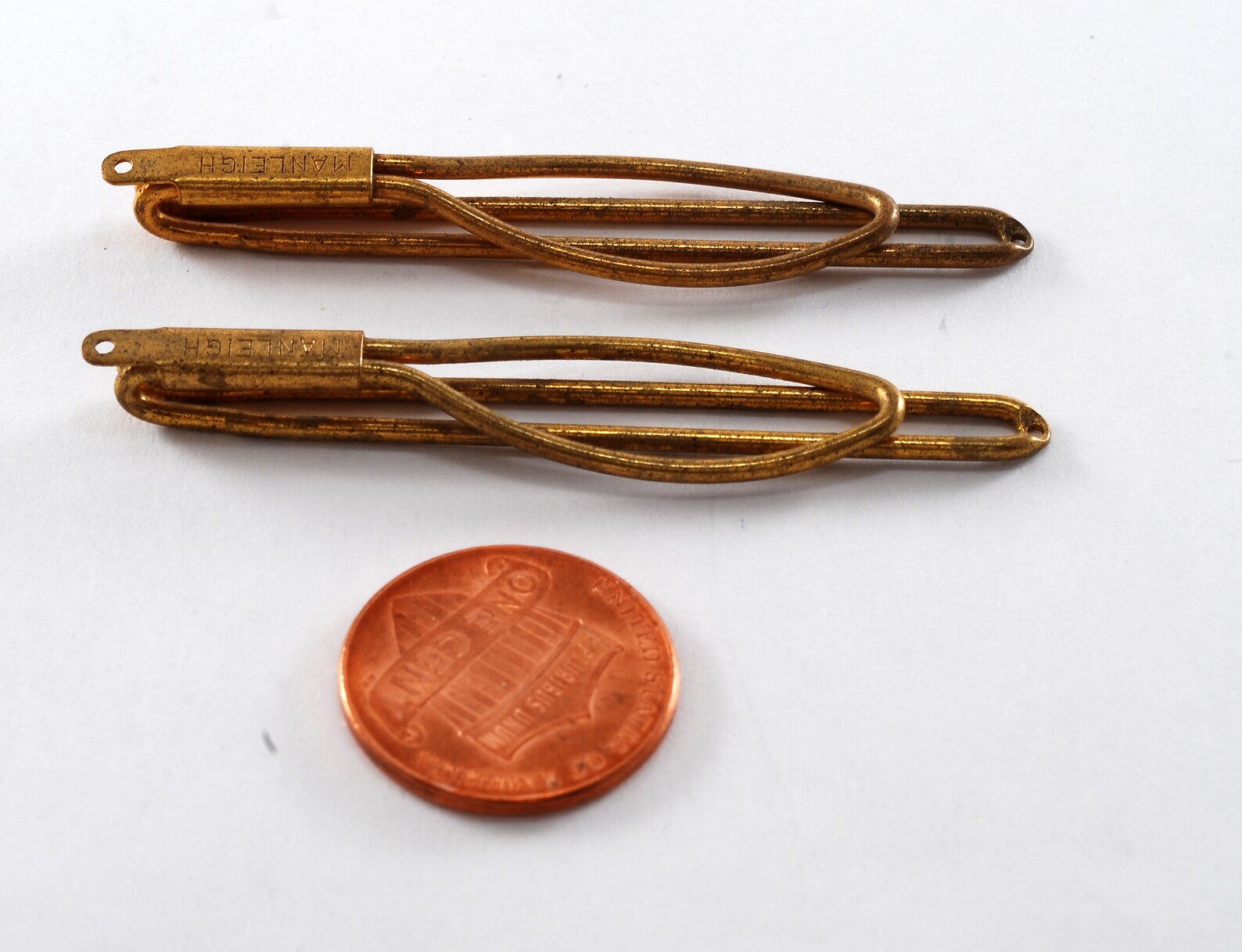 Vintage Money Clip Manleigh Brass Wire Moneyclip 1940's Lot of 2 - Etsy