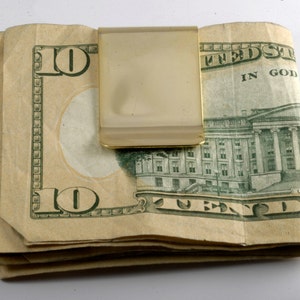 Vintage Gold Plated Brass Oval "nugget" Money Clip Men's Jewelry New ...