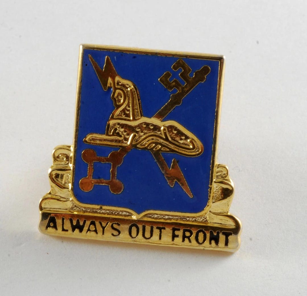 Vintage Army Pin Always Out Front Military Intelligence Corp 1960's ...
