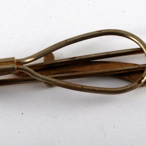 Vintage Saber Sword Men's Gold Plated Brass Tie Clip Tie Clasp Slide on ...