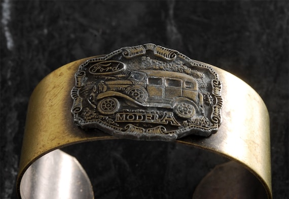 Vintage FORD MODEL A Brass With Pewter Metal Fashion … - Gem