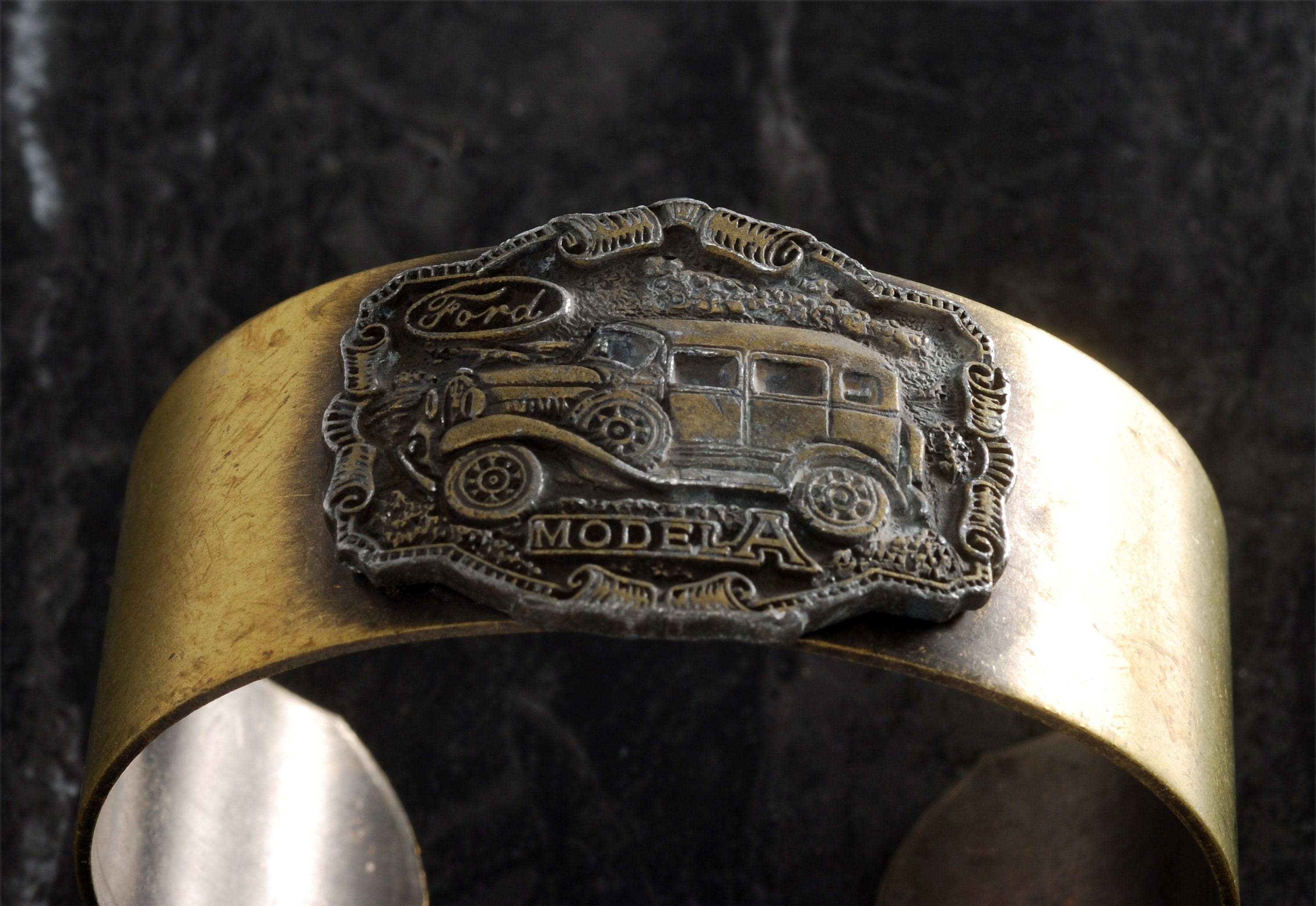 Vintage FORD MODEL A Brass With Pewter Metal Fashion Unisex - Etsy