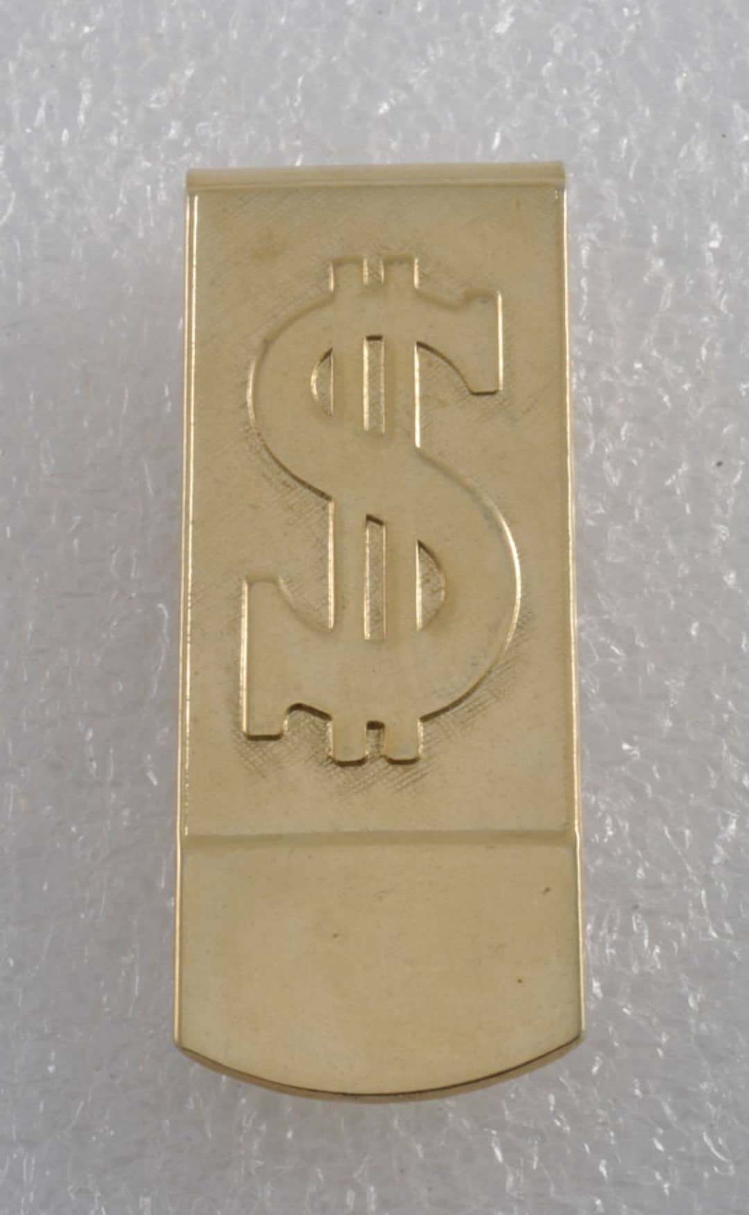 Vintage Collectible Gold Plated Brass Dollar Sign Money Clip New Old ...