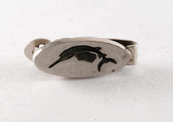 Vintage Anson Swordfish Fishing Tie Clip Silver Plate… - Gem