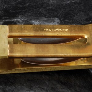 Vintage Collectible Antique Money Clip Solid Brass & Plastic Gem 1930's ...