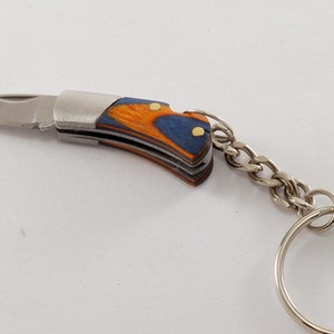 Real Mini Knife Key Chain FOB Working Parts Keychain New Old Stock - Etsy