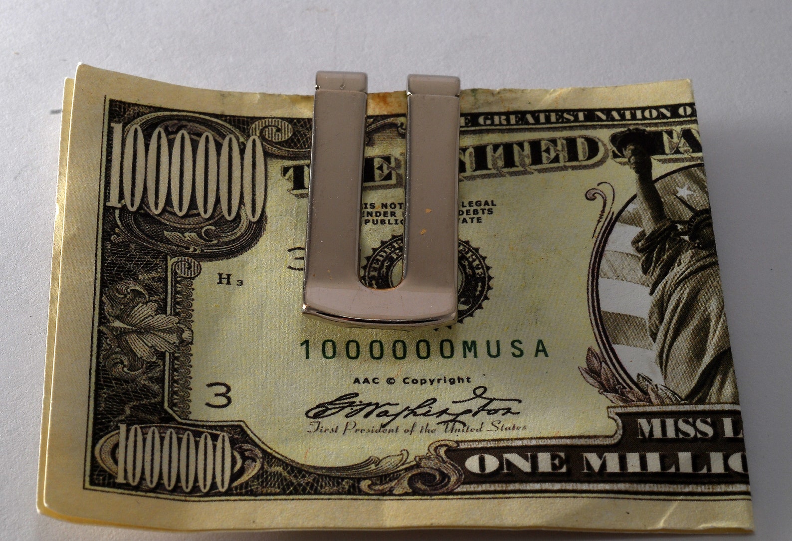 Vintage Money Clip Checkerboard Design Silver Plated Brass Moneyclip ...