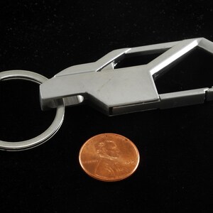 Keyring Silver Tone Latch Hinged Key Ring New Old Stock - Etsy