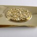 Vintage Gold Plated Brass Oval "nugget" Money Clip Men's Jewelry New ...
