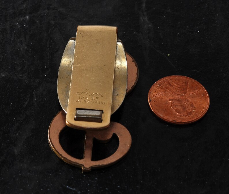 Very Old Vintage ANSON 12K Gold Filled Dollar Sign Money Clip | Etsy
