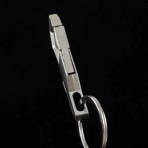 Keyring Silver Tone Latch Hinged Key Ring New Old Stock - Etsy