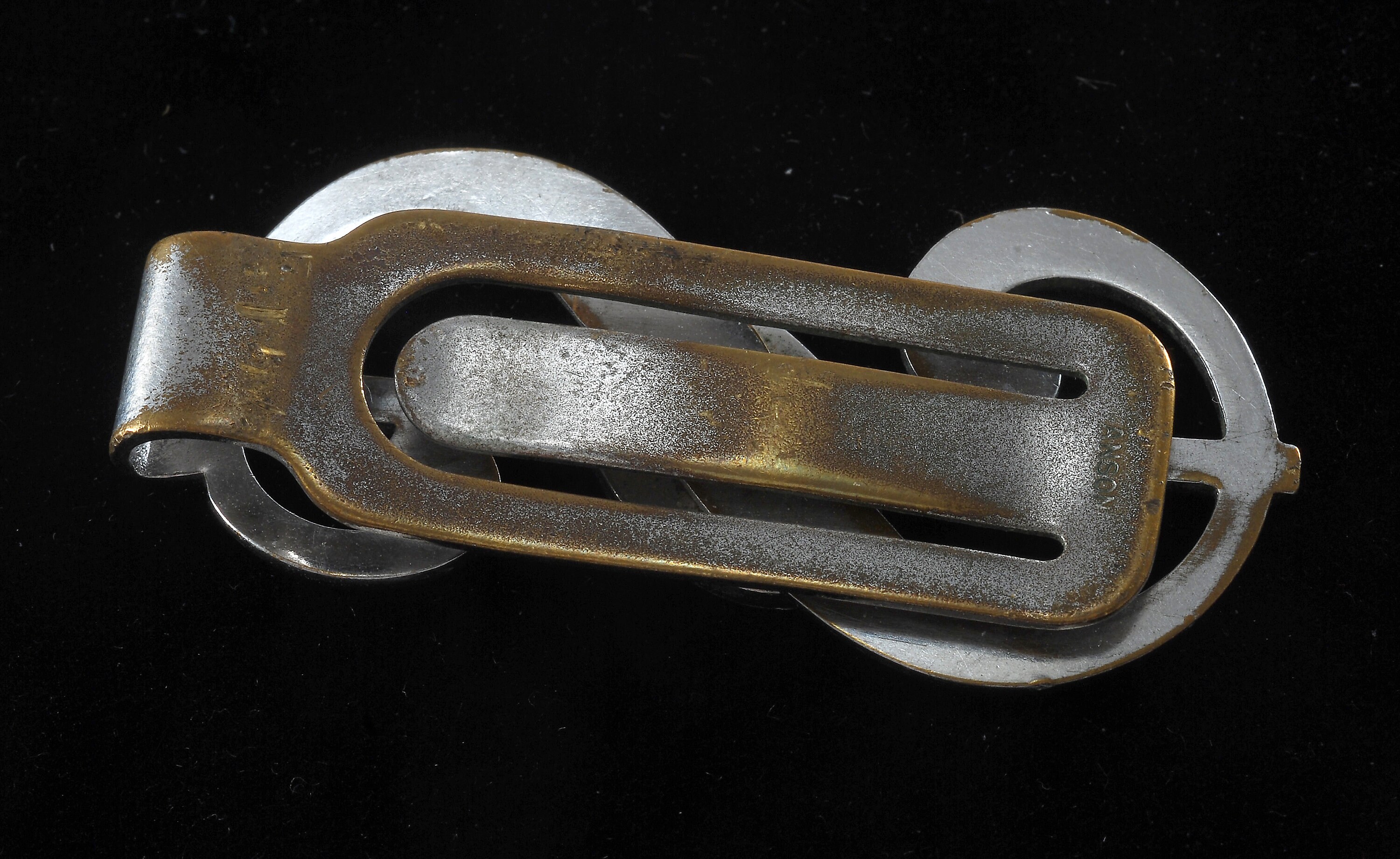 Vintage Anson Money Clip Dollar Sign Silver Plated Brass Signed Used - Etsy