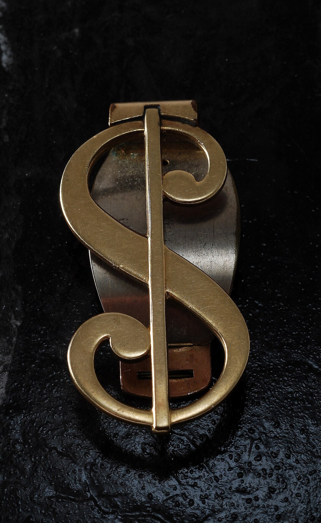 Very Old Vintage ANSON 12K Gold Filled Dollar Sign Money Clip Nice ...