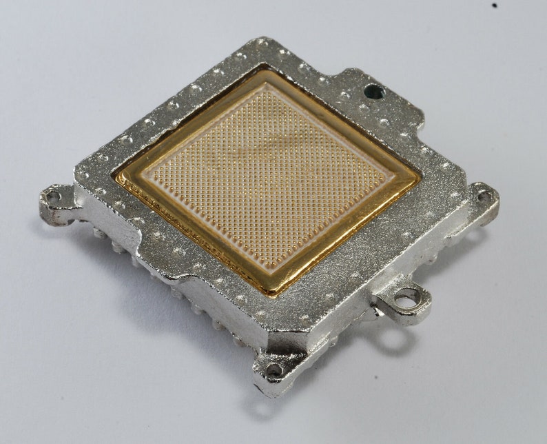 IBM Circuit Board Chip Metal 2 Two Tone Pendant Charm Steam - Etsy