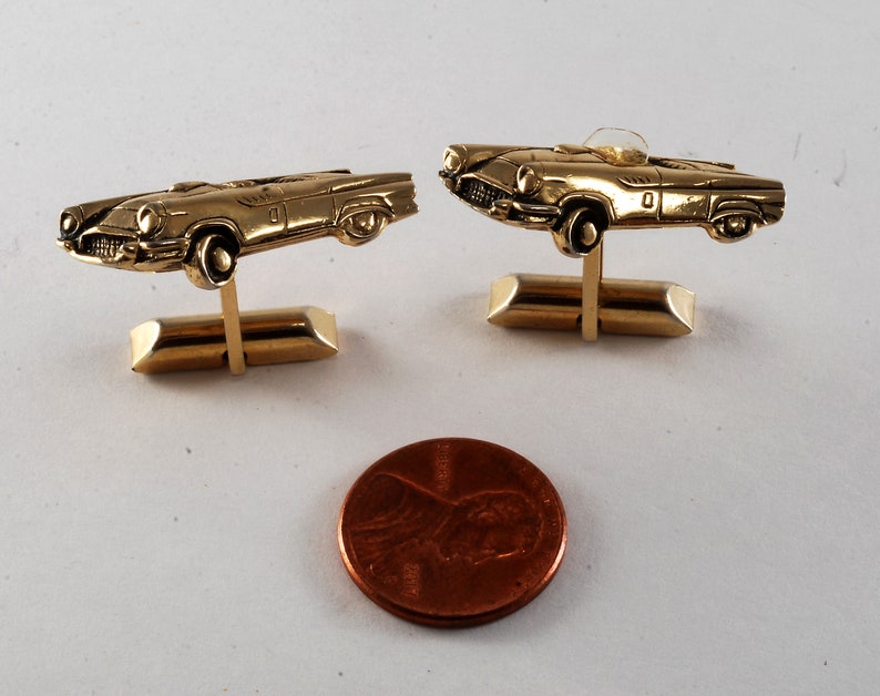 SWANK T Bird Ford Thunderbird Cuff Link Vintage Cufflinks - Etsy