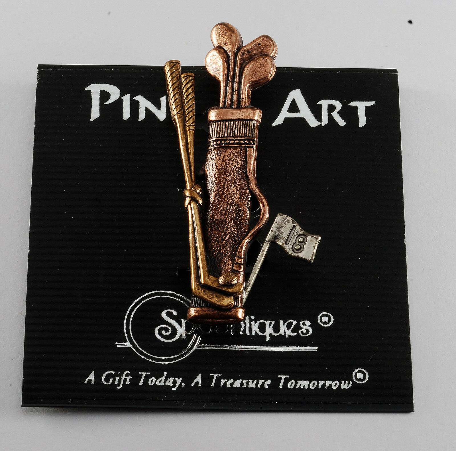 Pin Art Golf Clubs and Bag 18th Hole Made in USA Pin by - Etsy