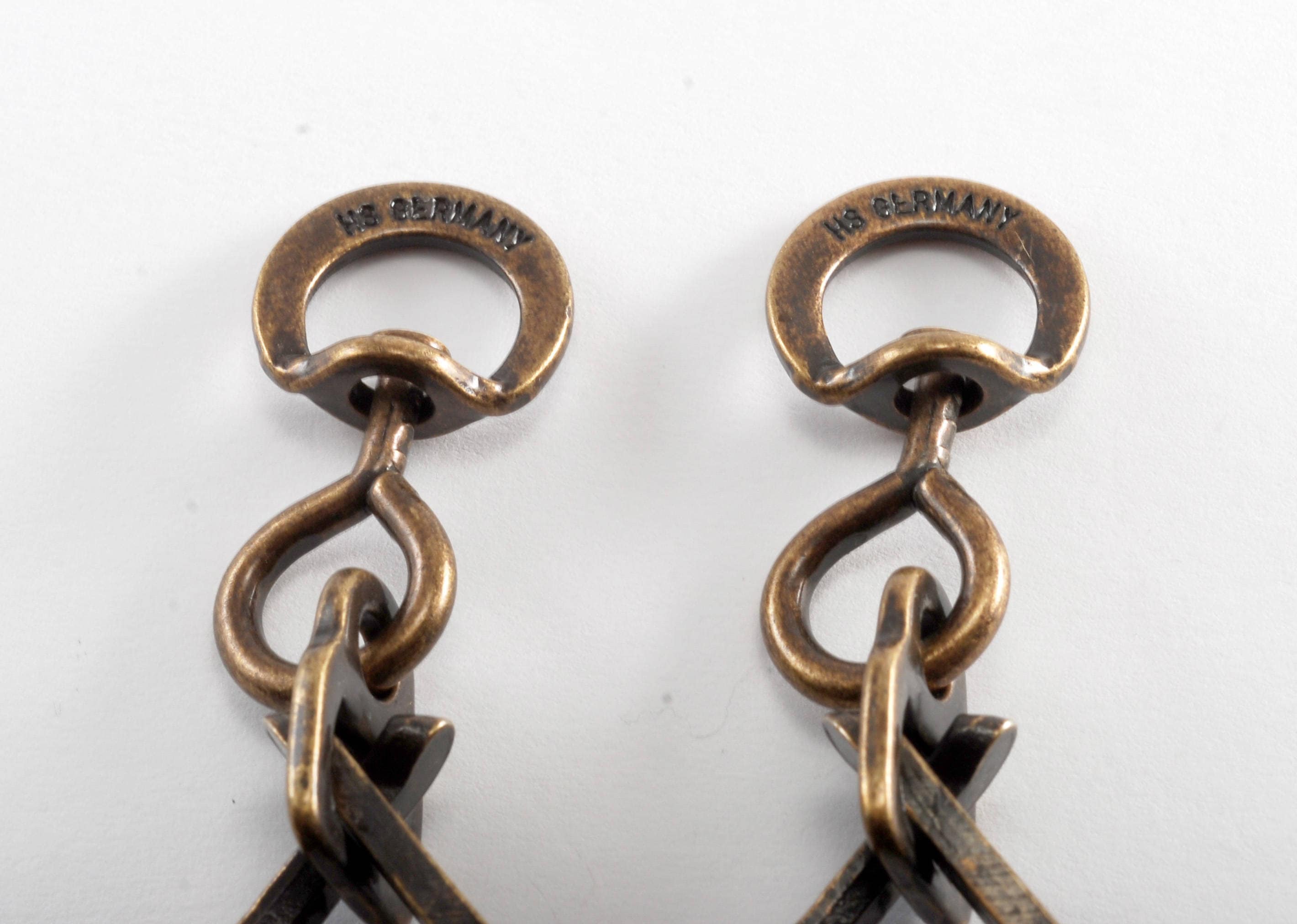 Pair of Very Old Vintage Bronze Plated Steel Key FOB Clasp for - Etsy