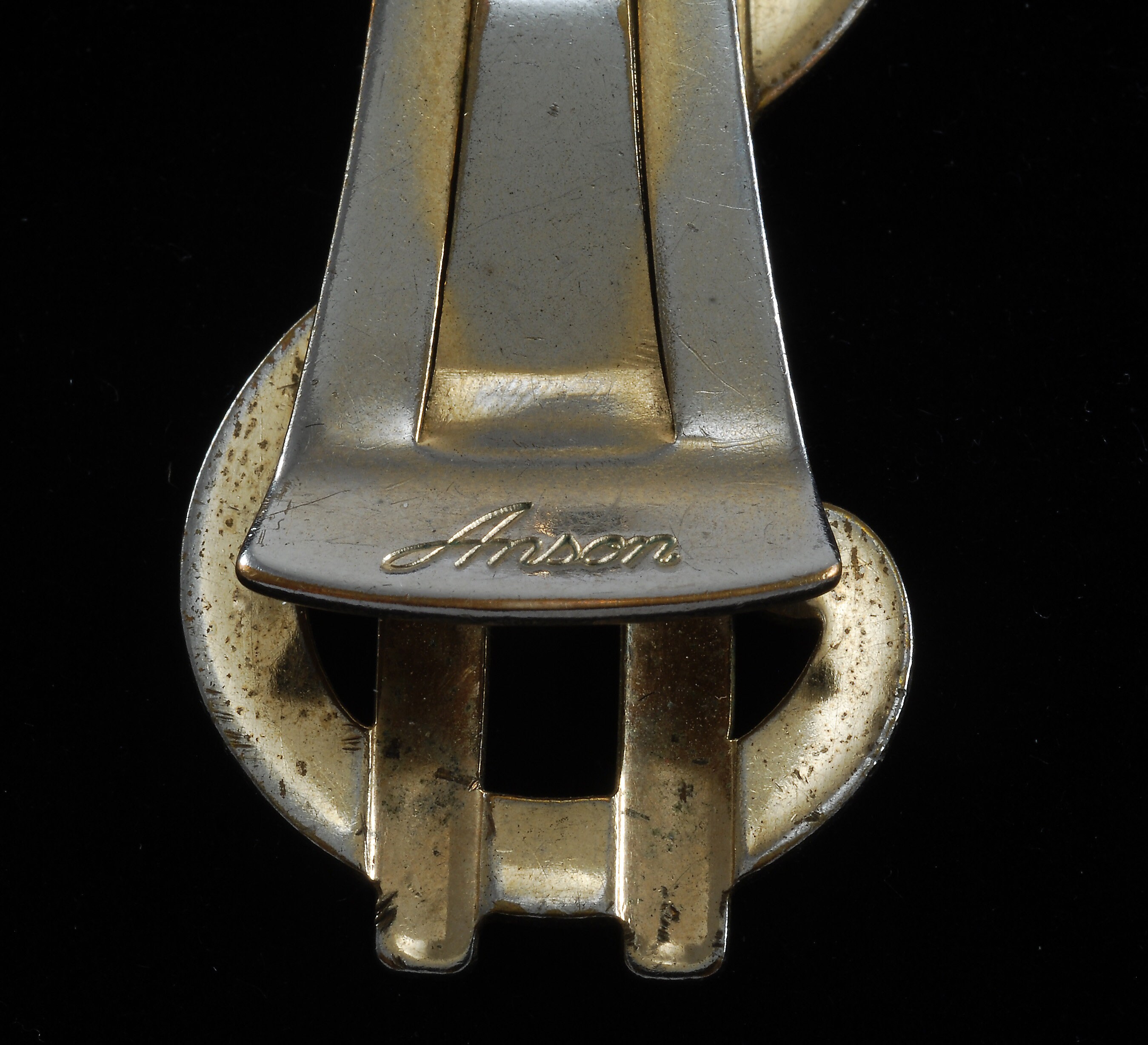 Very Old Antique ANSON Faded Gold Plated Dollar Sign Money Clip Used - Etsy