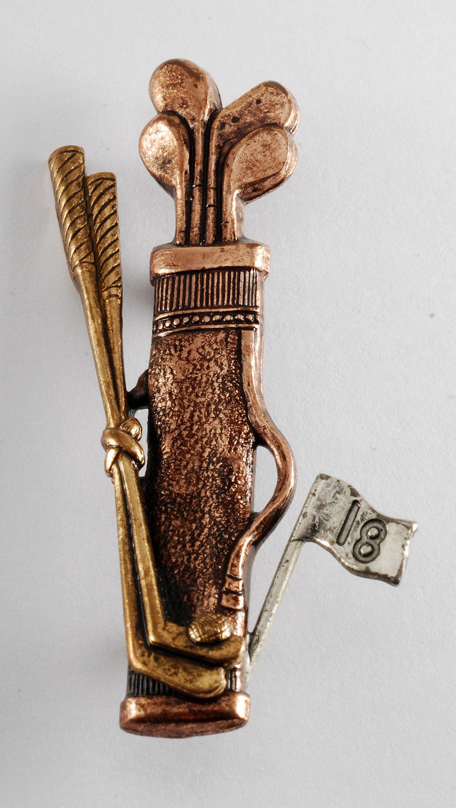 Pin Art Golf Clubs and Bag 18th Hole Made in USA Pin by - Etsy