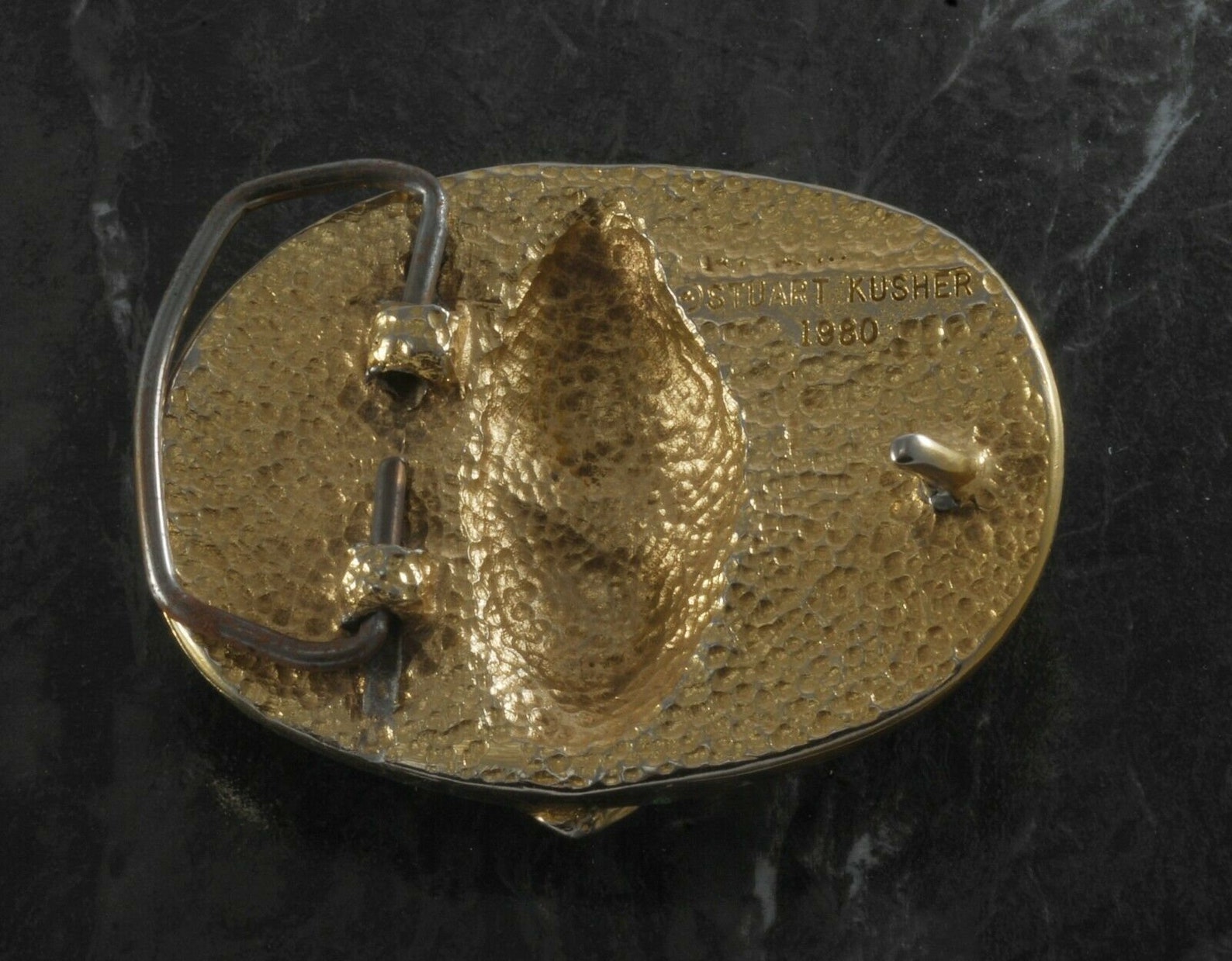 Vintage 1980 STUART KUSHER Legends COWBOY Belt Buckle Signed | Etsy