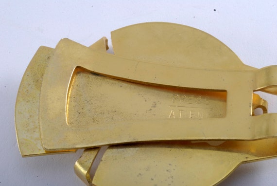 Vintage UNFINISHED Solid Brass Money Clip 1940'S New … - Gem