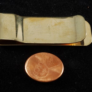 Vintage Hayward Gold & Silver Plated Brass Etched Design Money Clip ...