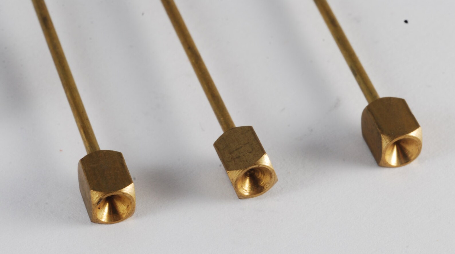 6 Solid Brass Recessed Ends for Gems Collar Bar Lot of 6 New - Etsy