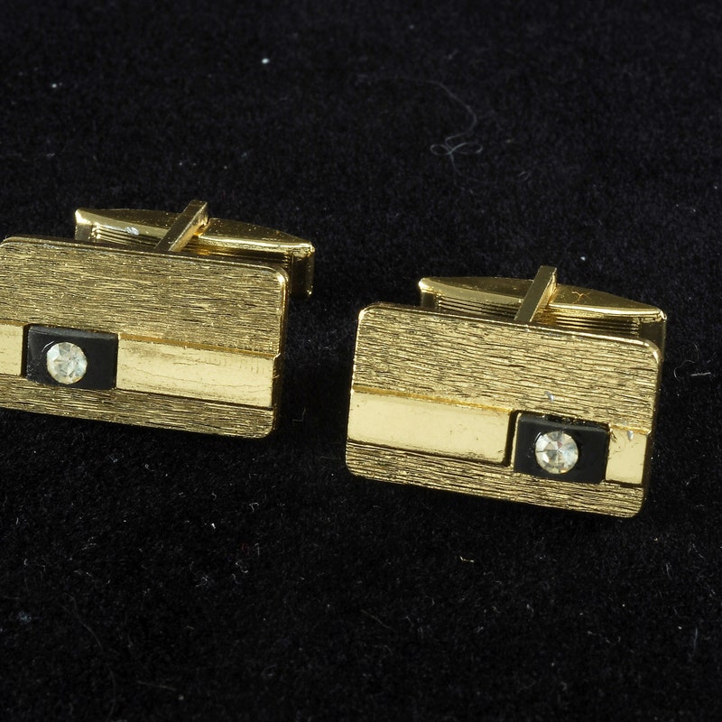 Vintage Art Deco Cufflink - Etsy