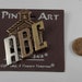 Pin Art Teacher abc School House Pin Made by Spoontiques New on Card - Etsy