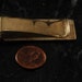 Vintage Money Clip Gold Plated Brass W Black & Brown Inlay Men's ...