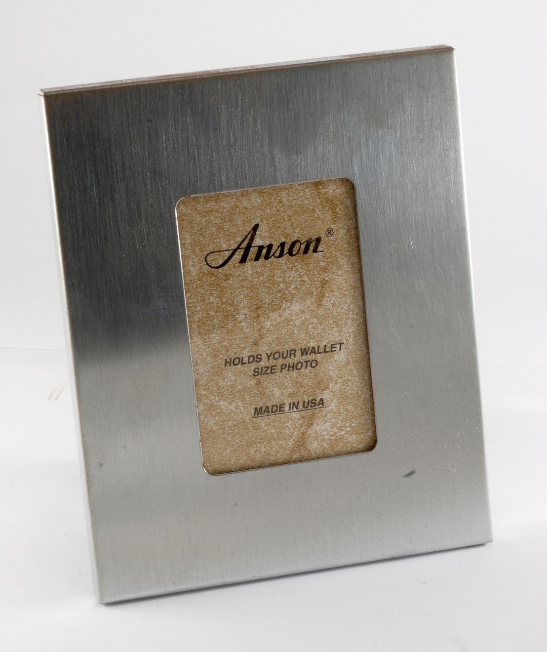 Vintage Anson Silver Tone Frame for Wallet Size Photo New Old Stock ...