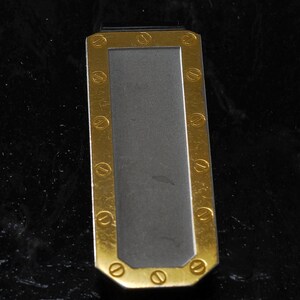 Vintage Money Clip Design Silver & Gold Plated Industrial Screw Style ...