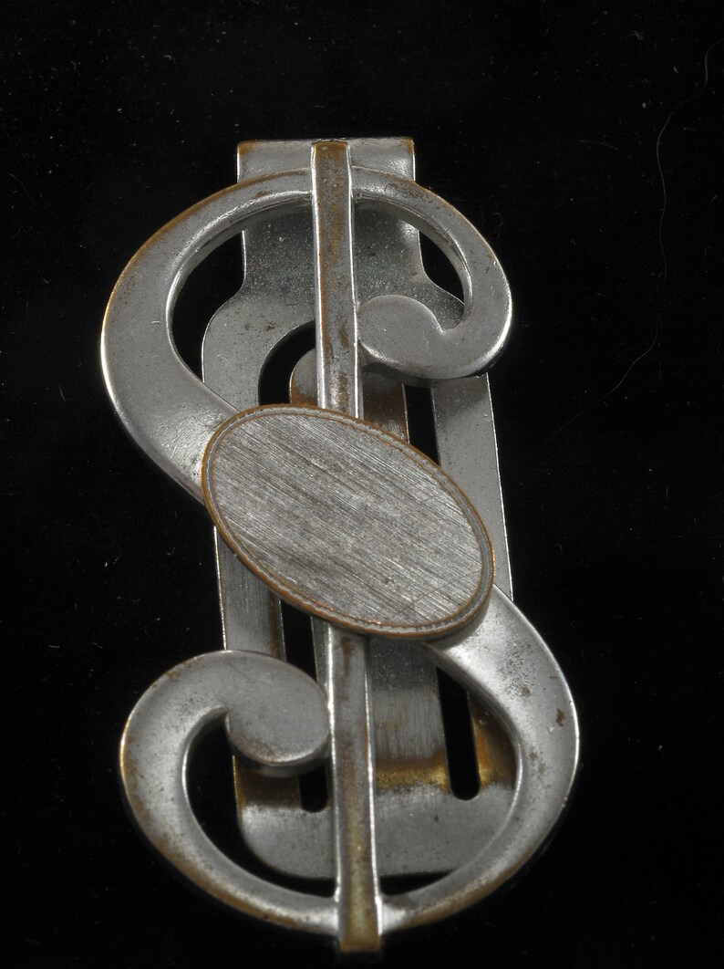 Vintage Anson Money Clip Dollar Sign Silver Plated Brass Signed Used - Etsy