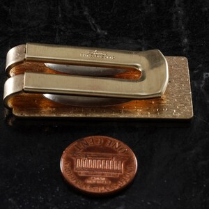 Very Old Vintage ANSON Raw Brass Money Clip New Old Stock Pat.3,049,772 ...