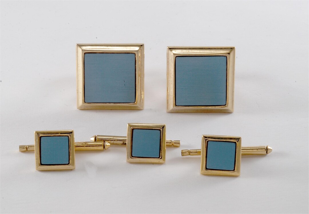 Vintage DESTINO Cuff Links and Collar Stays Set Made in Austria ...