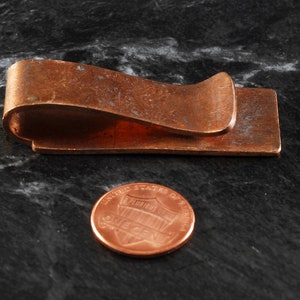 Very Old Money Clip Heavy Solid Brass Moneyclip OOAK NOS 1940's - Etsy