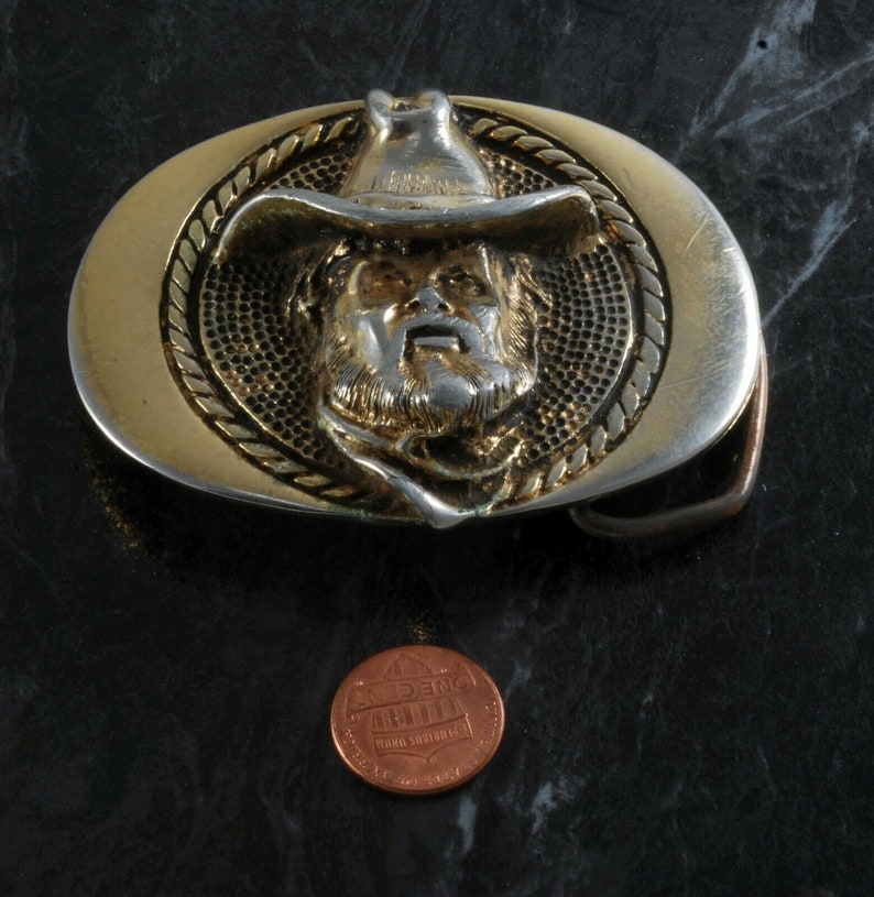 Vintage 1980 STUART KUSHER Legends COWBOY Belt Buckle Signed - Etsy