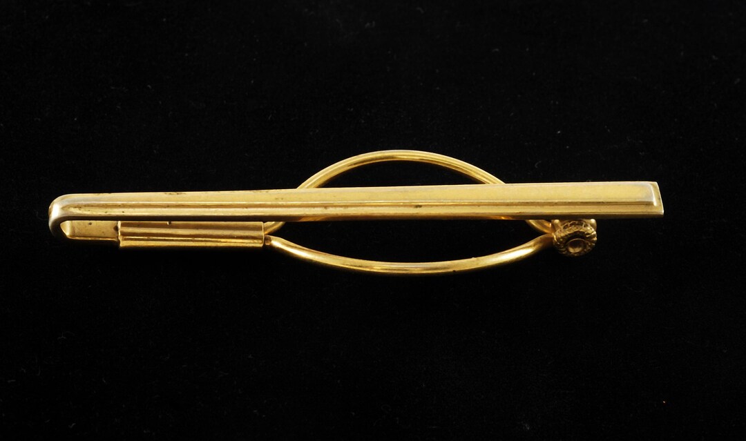 Vintage Swank Money Clip Fancy Thin Brass Wire Moneyclip 1950's Signed ...