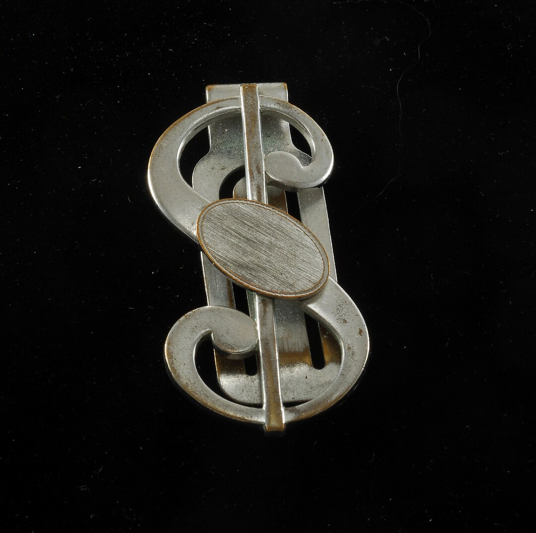 Vintage Anson Money Clip Dollar Sign Silver Plated Brass Signed Used - Etsy
