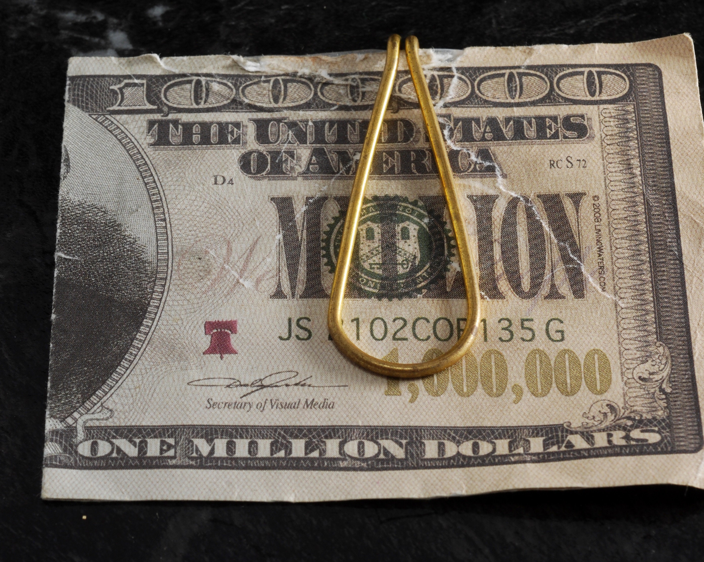 Vintage Collectible Antique Brass Wire Money Clip NOS 1940'S - Etsy