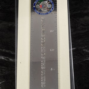 United States Supreme Court Silver Plated Ruler 6" New Old Stock Made ...