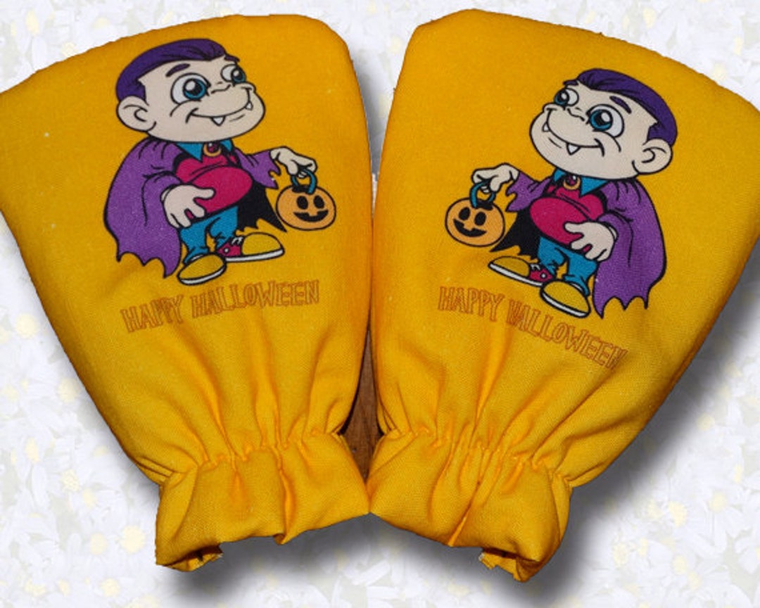 Medical Exam Stirrup Covers - Little Dracula on Spring Gold - Etsy