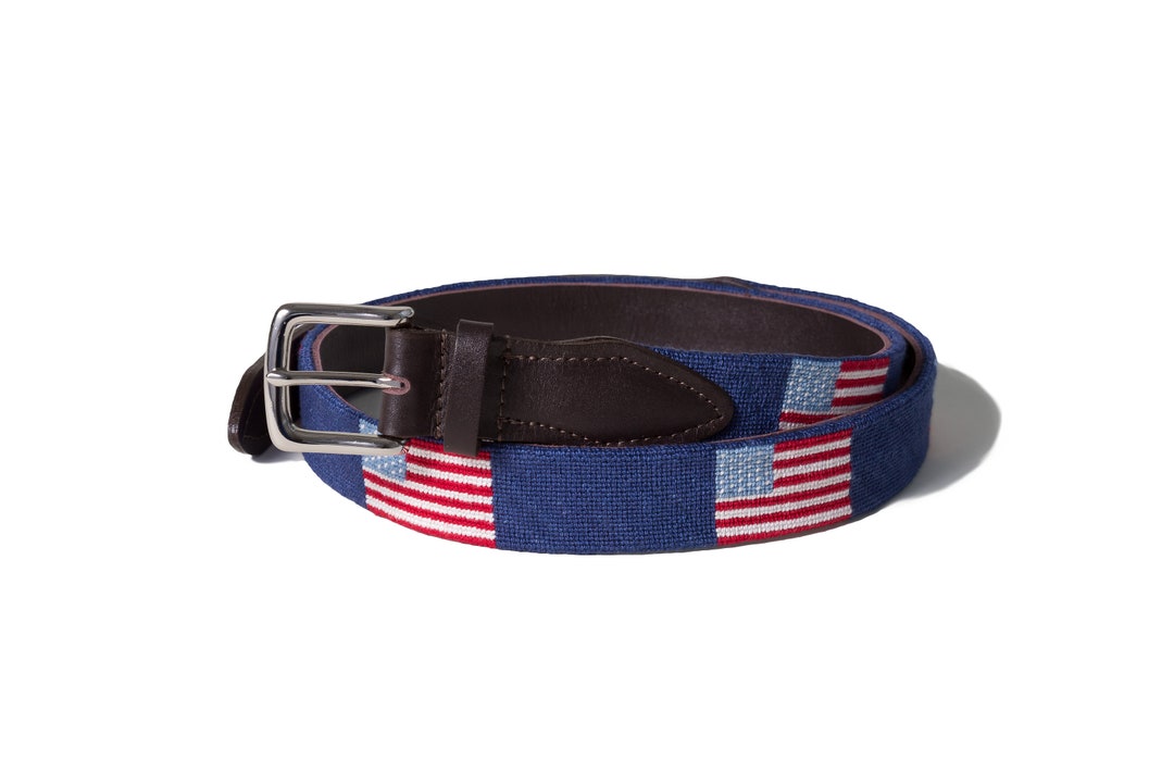 Children's Flag Belt / Needlepoint / Youth Belt / Belts for Kids / Cute ...