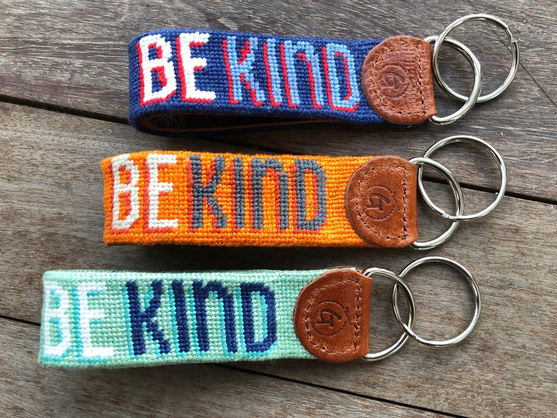Be Kind Key Chain / Be Kind Key Fob / Be Kind Keychain / Be - Etsy